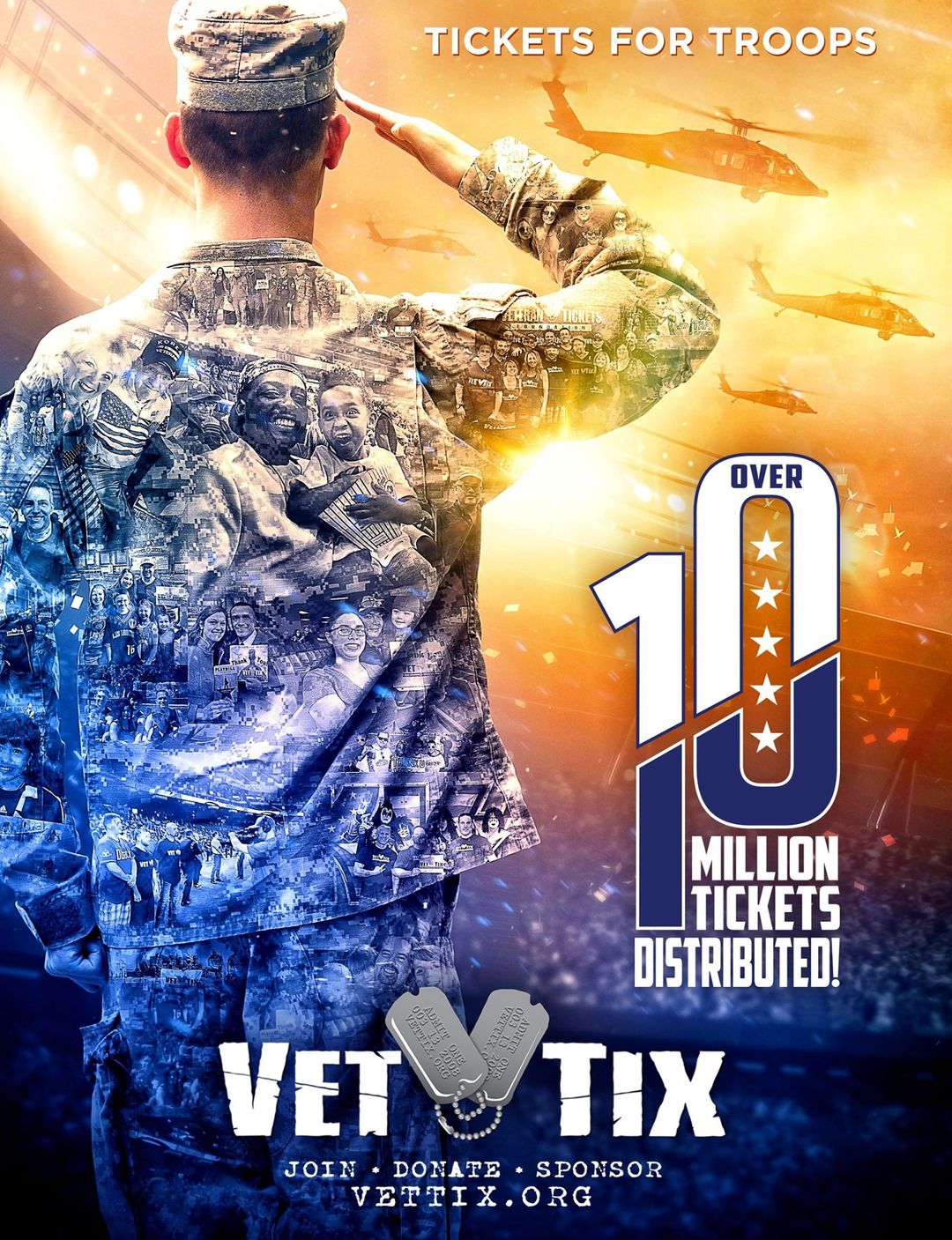 Veteran Tickets Foundation Surpasses 10 Millionth Ticket Distributed ...