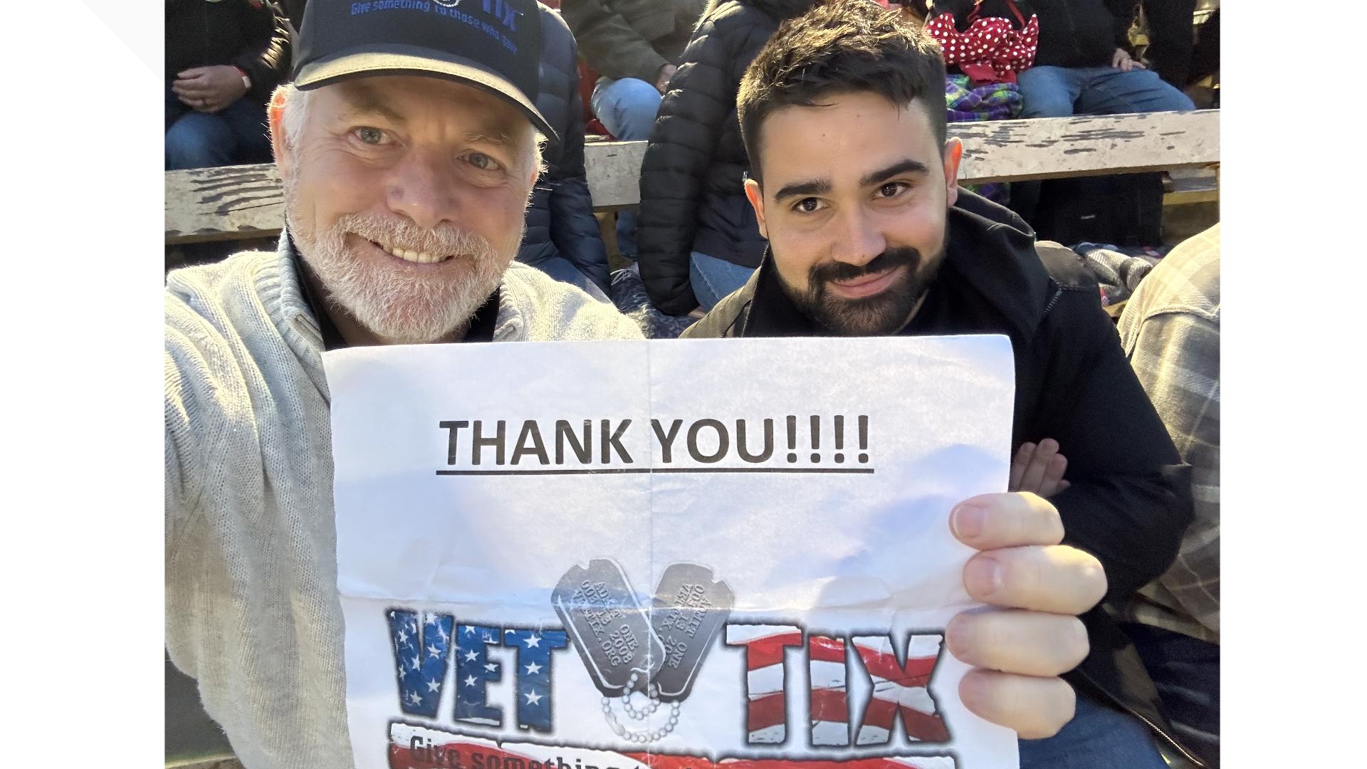 Navy Veteran Wins Super Bowl Tickets Through Vet Tix